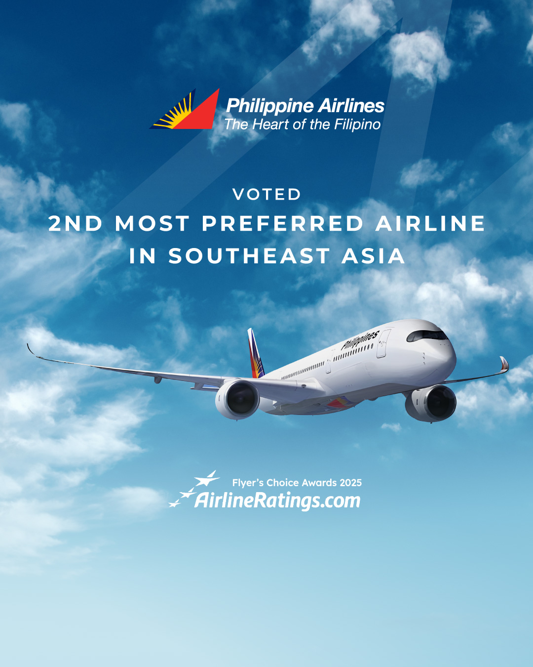 Philippine Airlines Ranked 2nd Most Preferred Airline in Southeast Asia ...