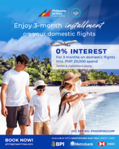 PAL 0% Interest Installment Plan Promo for Domestic Flights - AvGeek ...